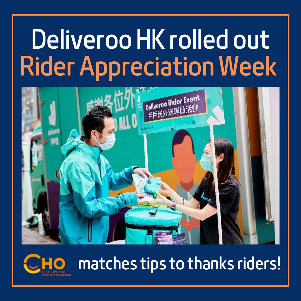 【Deliveroo HK rolled out Rider Appreciation Week】 - Chief Happiness ...